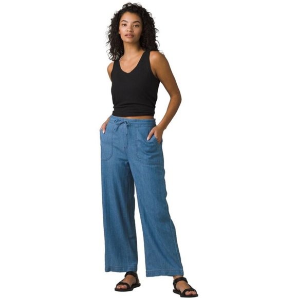 Prana Pants And Jumpsuits Prana Podium Washed Blue Organic Cotton